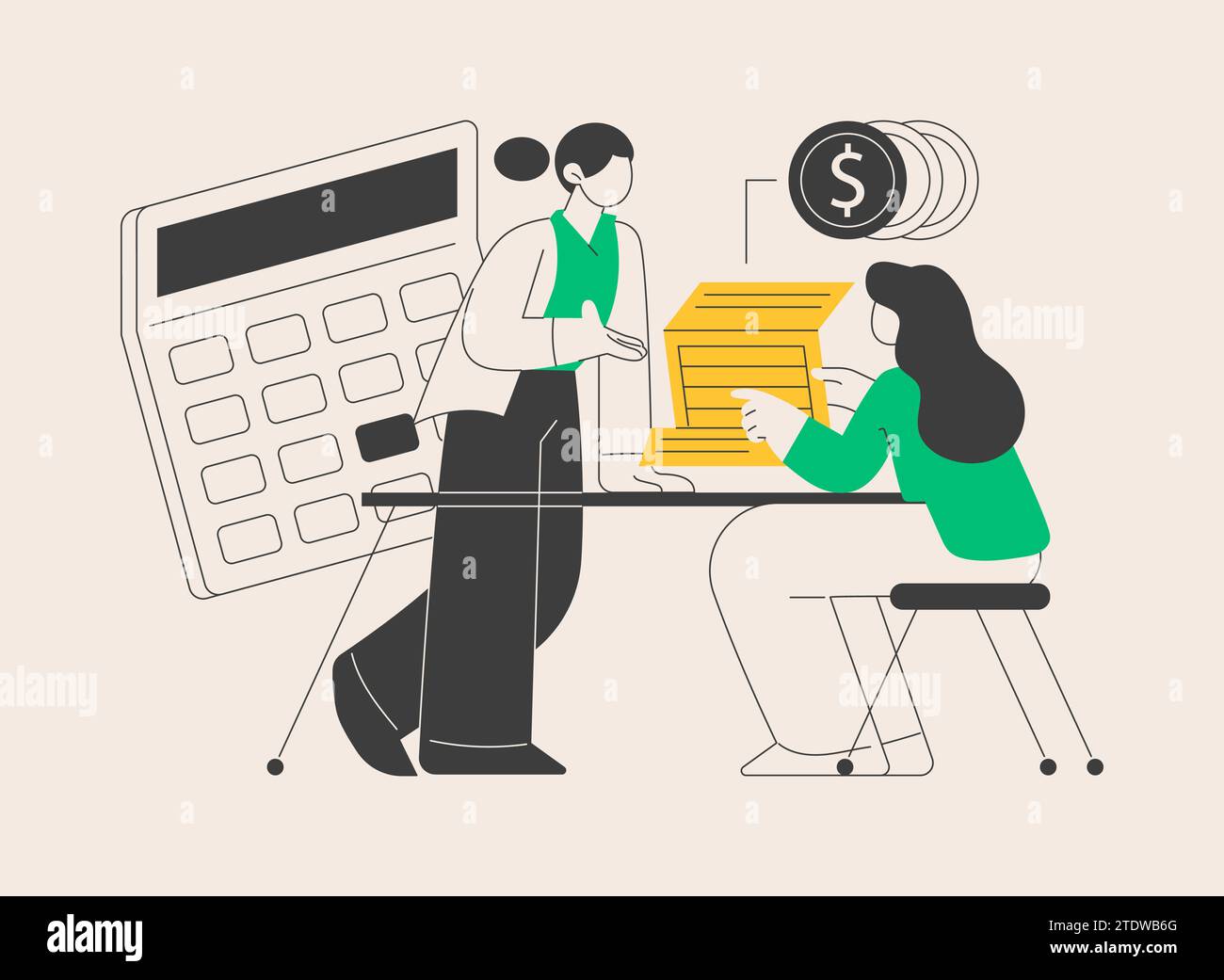 Consulting abstract concept vector illustration Stock Vector Image ...