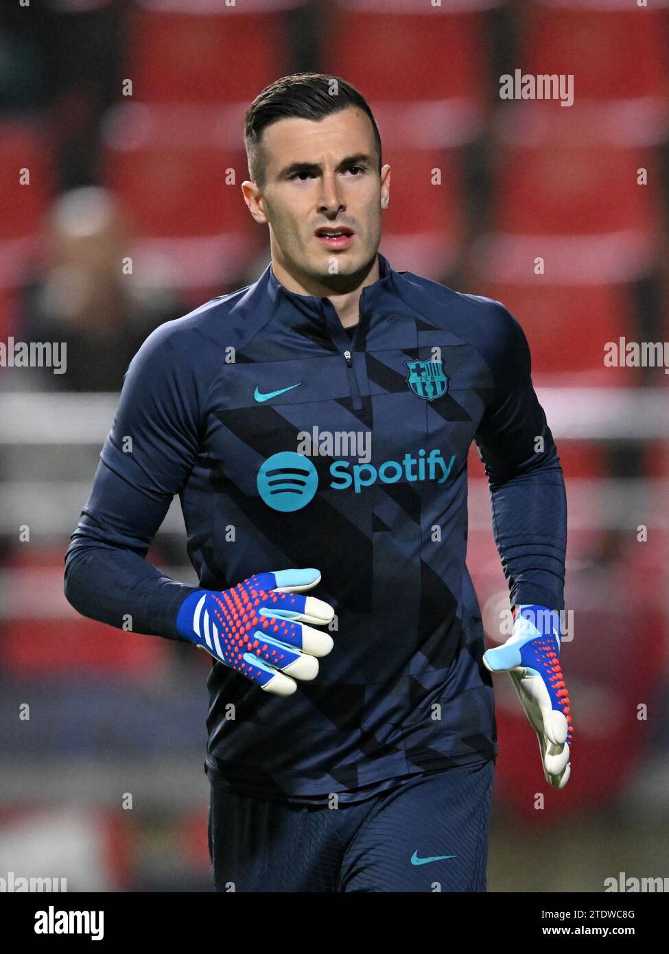 ANTWERP - FC Barcelona goalkeeper Inaki Pena during the UEFA Champions ...