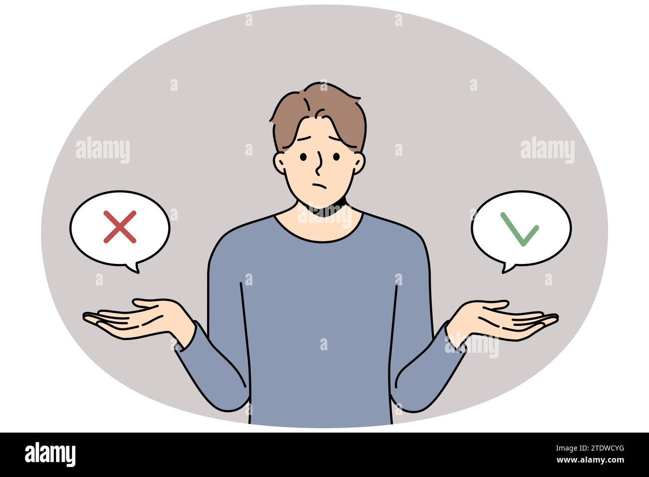 Making conclusion Stock Vector Images - Alamy