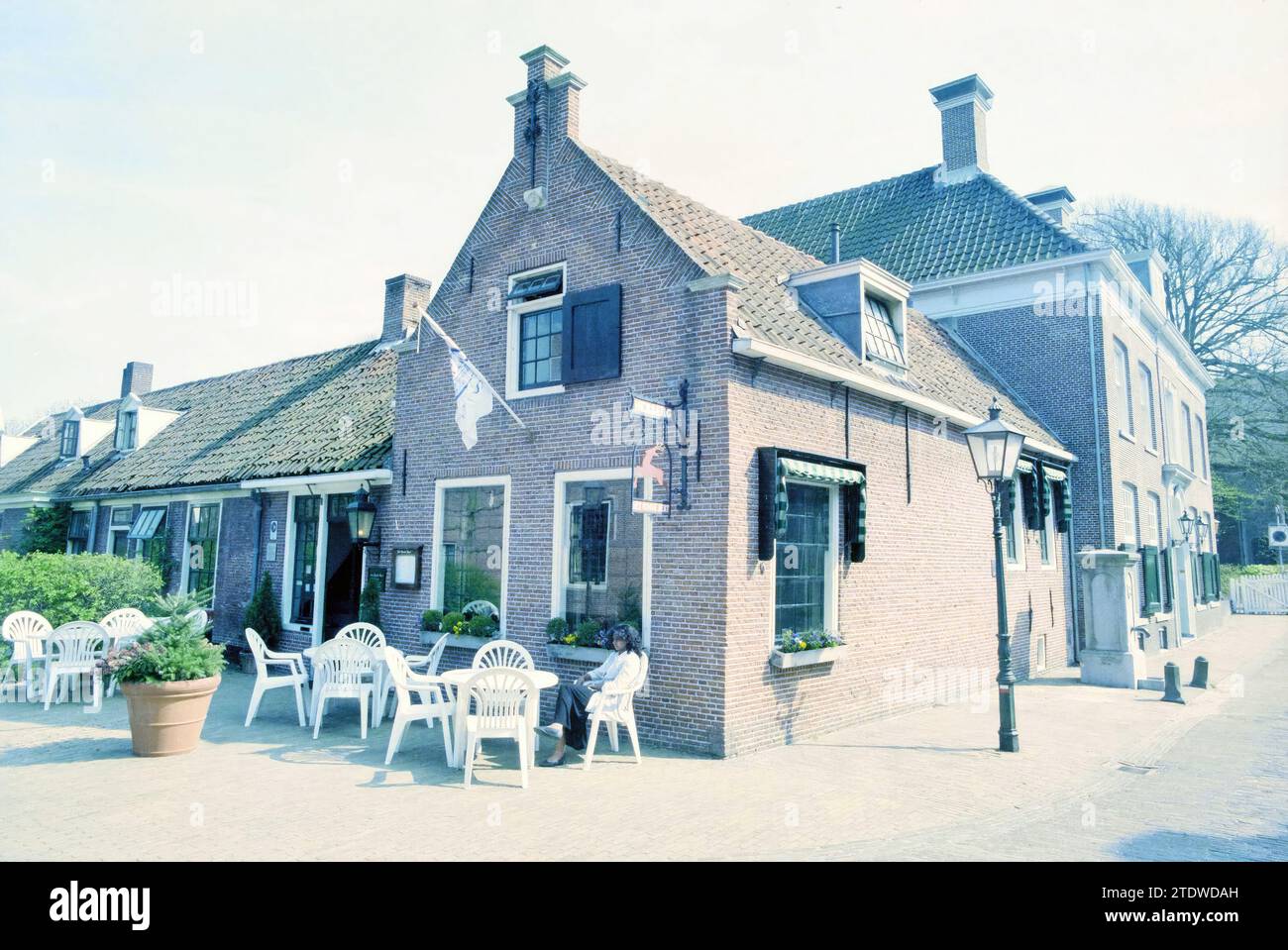 Restaurant Roode Hert, exterior, old Velsen, Velsen, 25-04-1996 ...