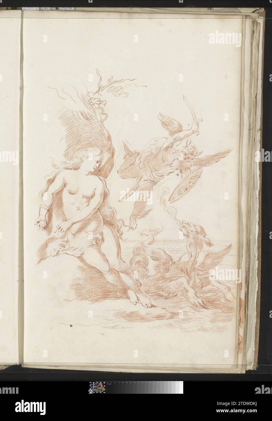 Perseus en Andromeda, c. 1701 Andromeda, chained to a rock as a ...