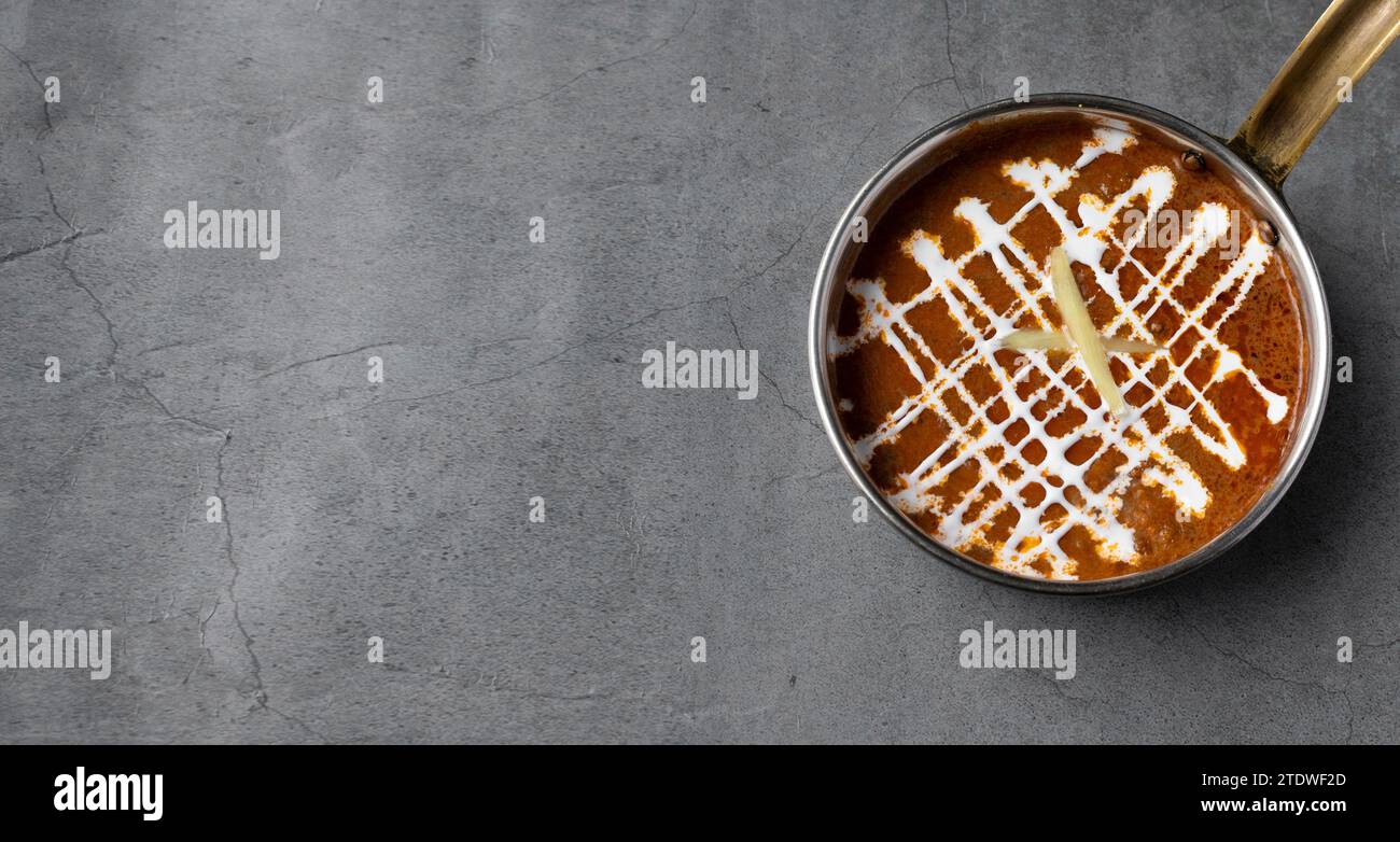chicken biryani dum handi served in a bowl with space for text Stock ...