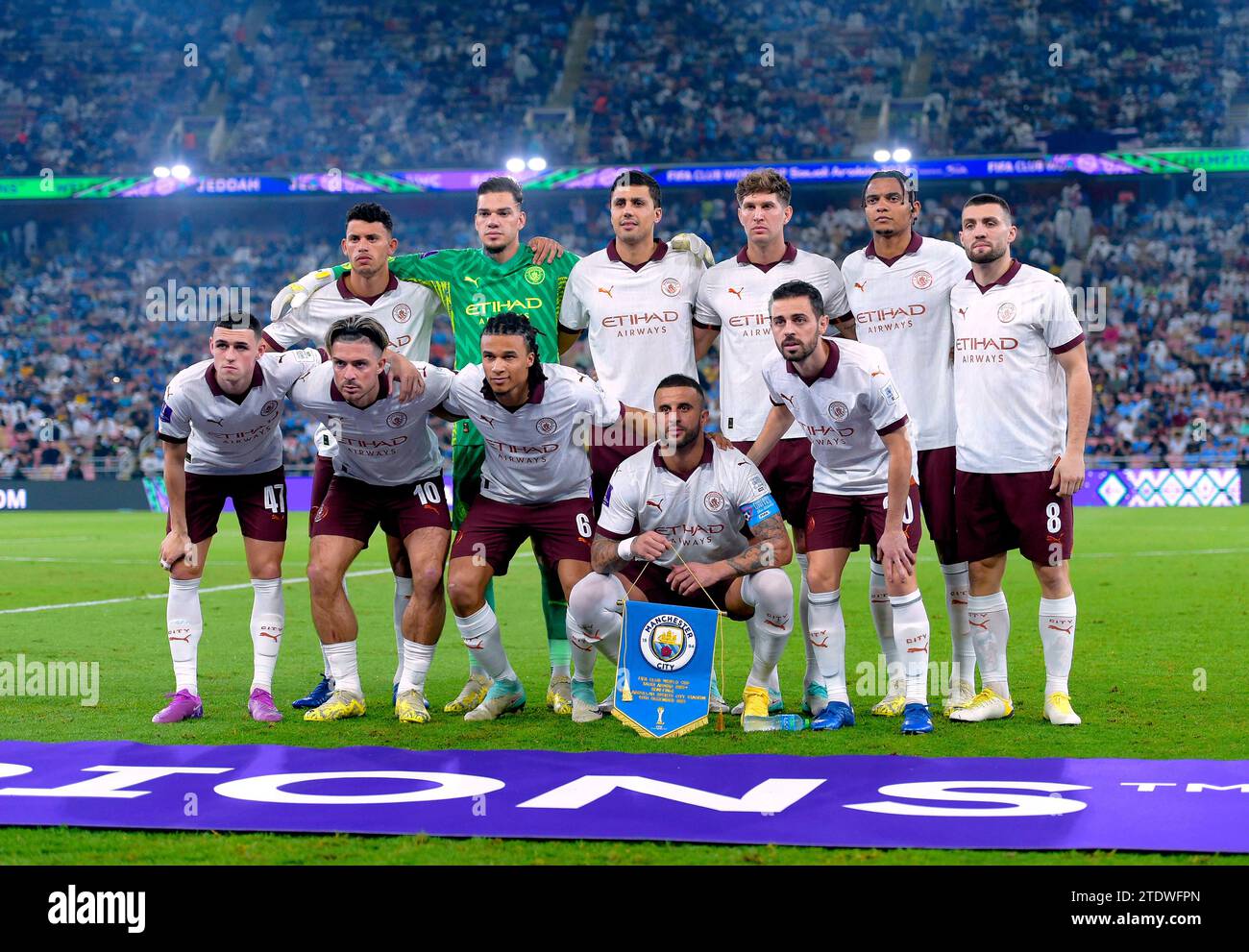 Manchester City's Matheus Nunes, goalkeeper Ederson, Rodri, John Stones ...