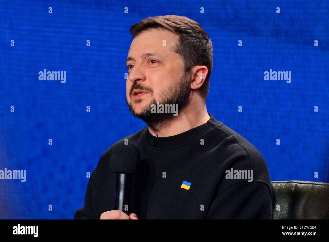 Kyiv, Ukraine. 19th Dec, 2023. President of Ukraine, Volodymyr ...