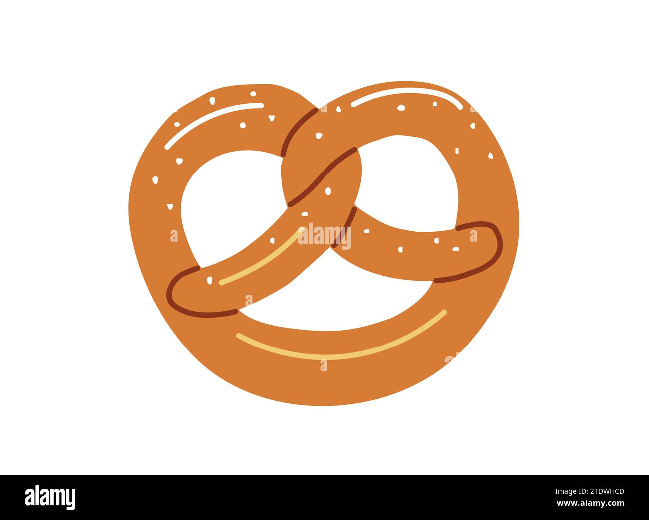 Brezel cartoon hi-res stock photography and images - Alamy