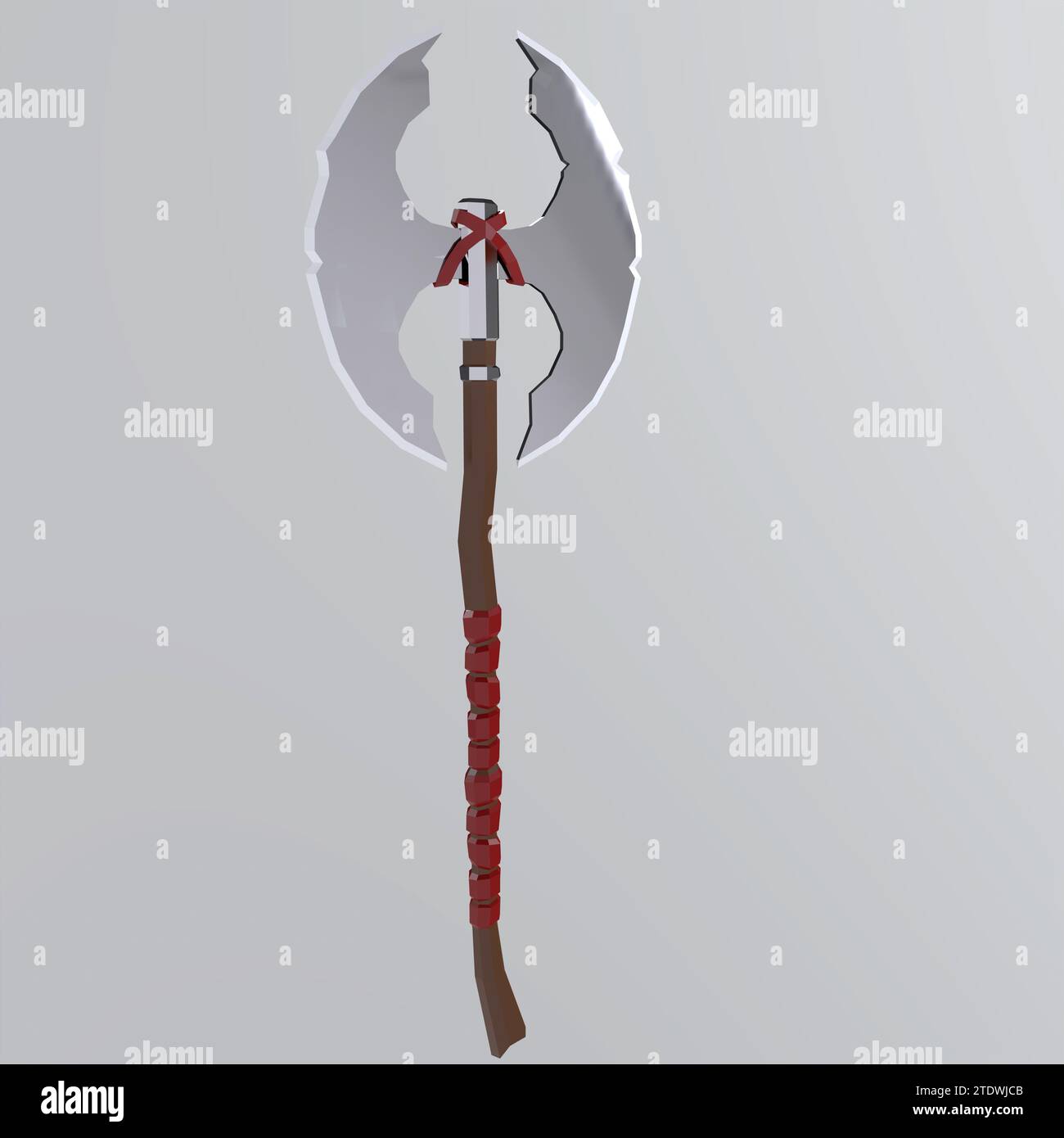 Battle Axe isolated on white background Stock Photo - Alamy