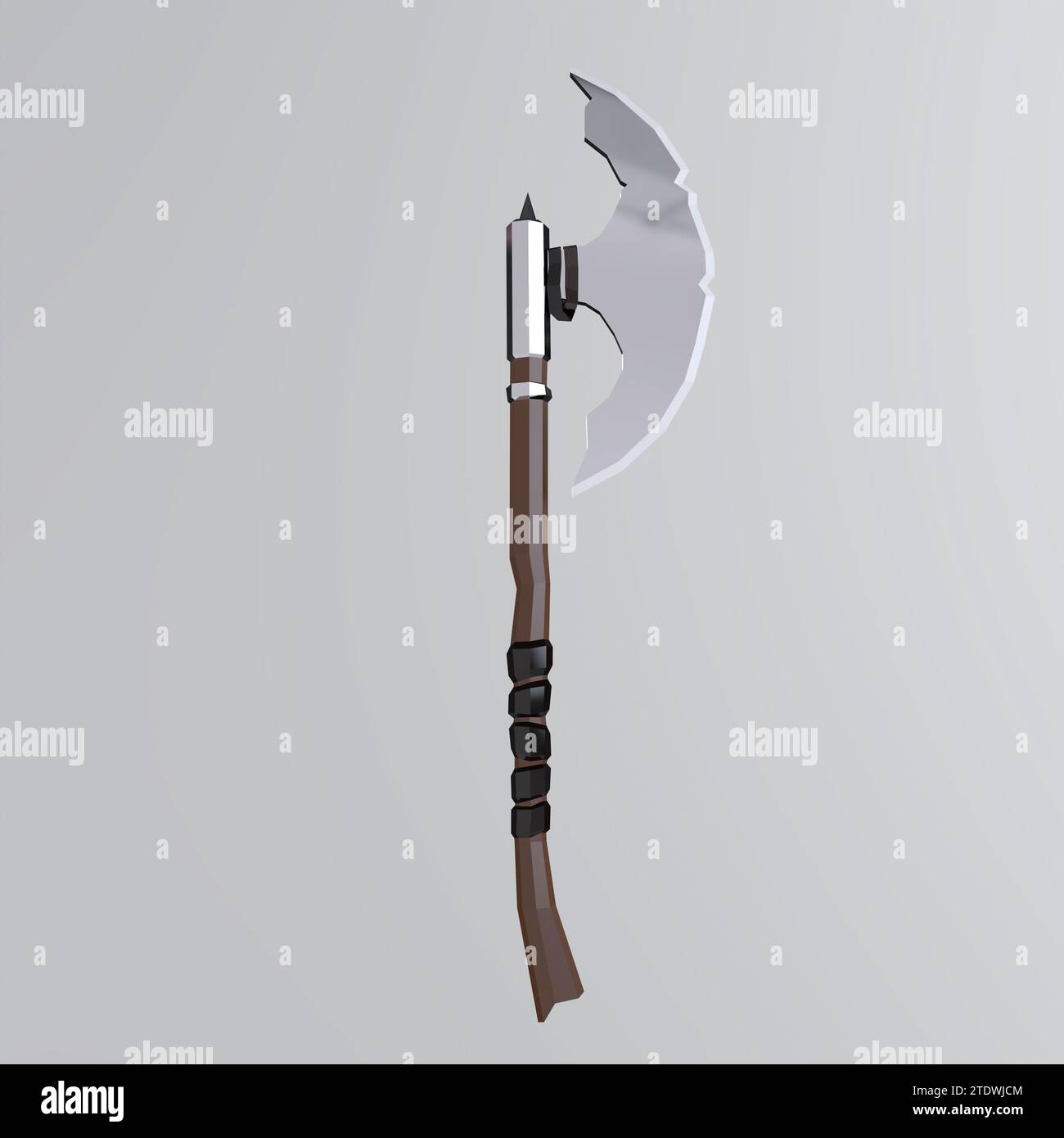 Battle Axe isolated on white background Stock Photo - Alamy
