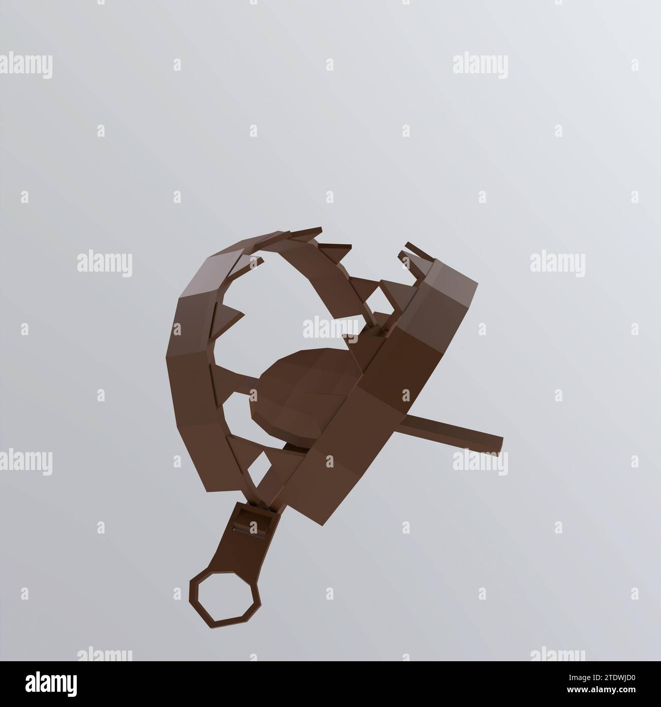 Bear Trap isolated on white background Stock Photo - Alamy