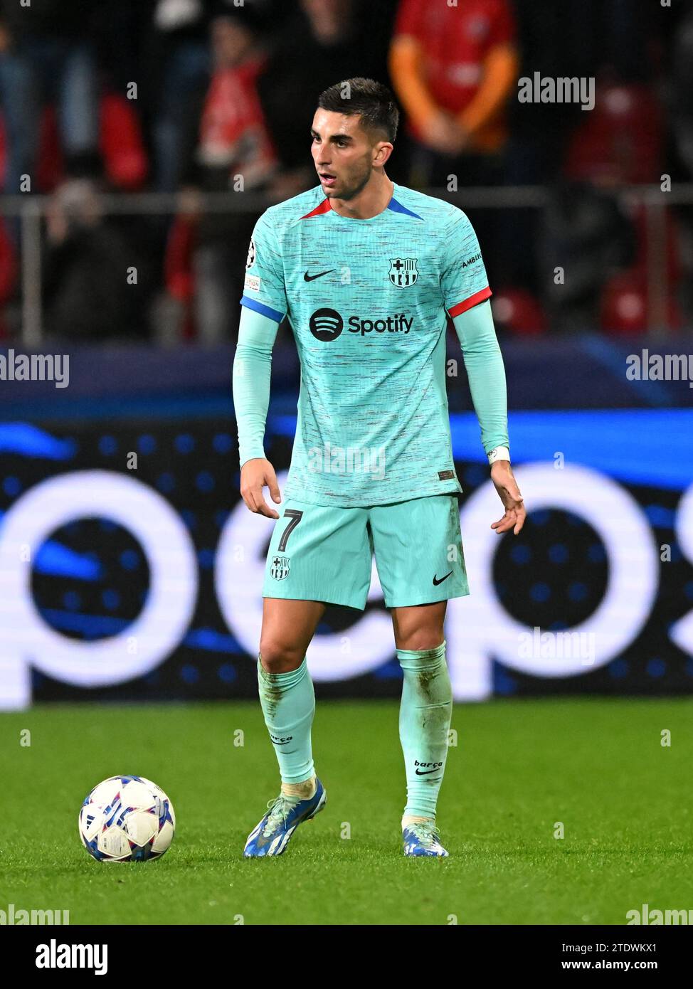 ANTWERP - Ferran Torres of FC Barcelona during the UEFA Champions ...