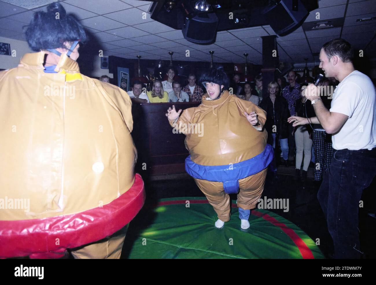 Sumo wrestling in IJmuiden, IJmuiden, The Netherlands, 27-09-1996 ...