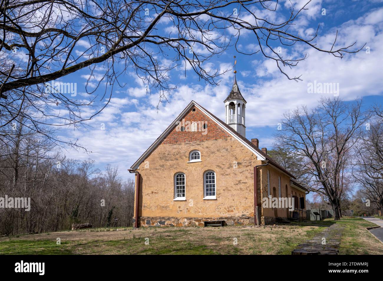 The Gemeinhaus, the place for meeting and worship, at the colonial ...