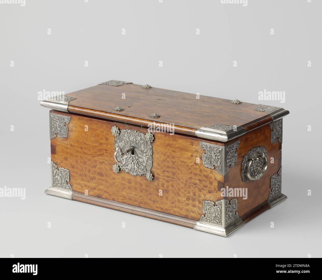 Case of Ambonese Satijnhout with Silver batter, Anonymous, 1700 - 1799 ...