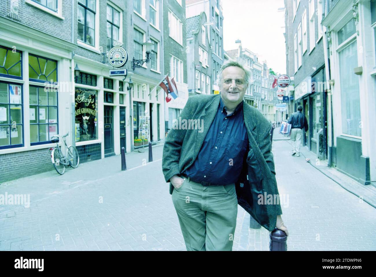Jack Cohen, founder of NV Zeedijk, at Zeedijk 47, Amsterdam, Zeedijk ...