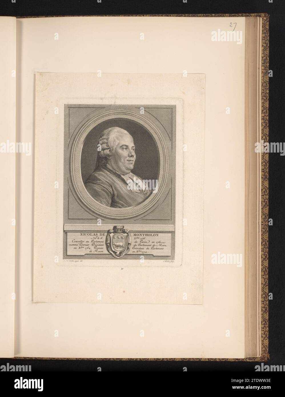 Benedict alphonse nicolet after charles nicolas cochin ii hi-res stock photography and images ...