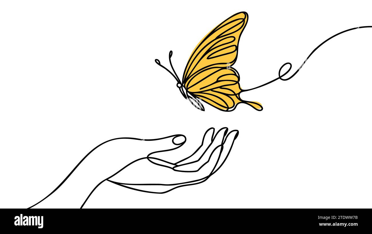 Vector doodle continuous one Stock Vector Images - Alamy