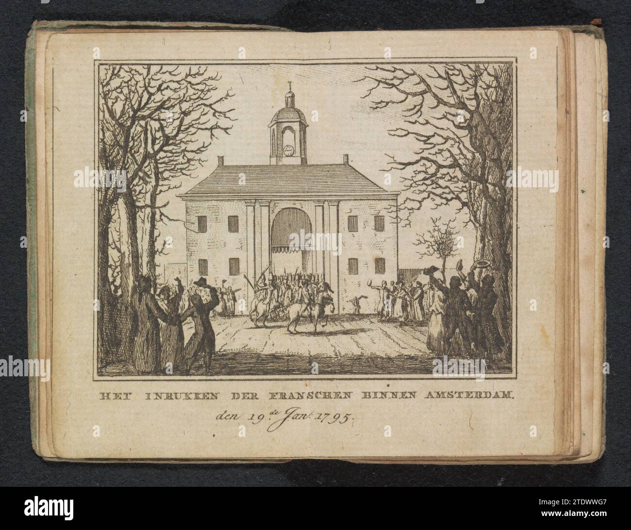 French troops enter Amsterdam, 1795, Anonymous, 1795 French troops ...