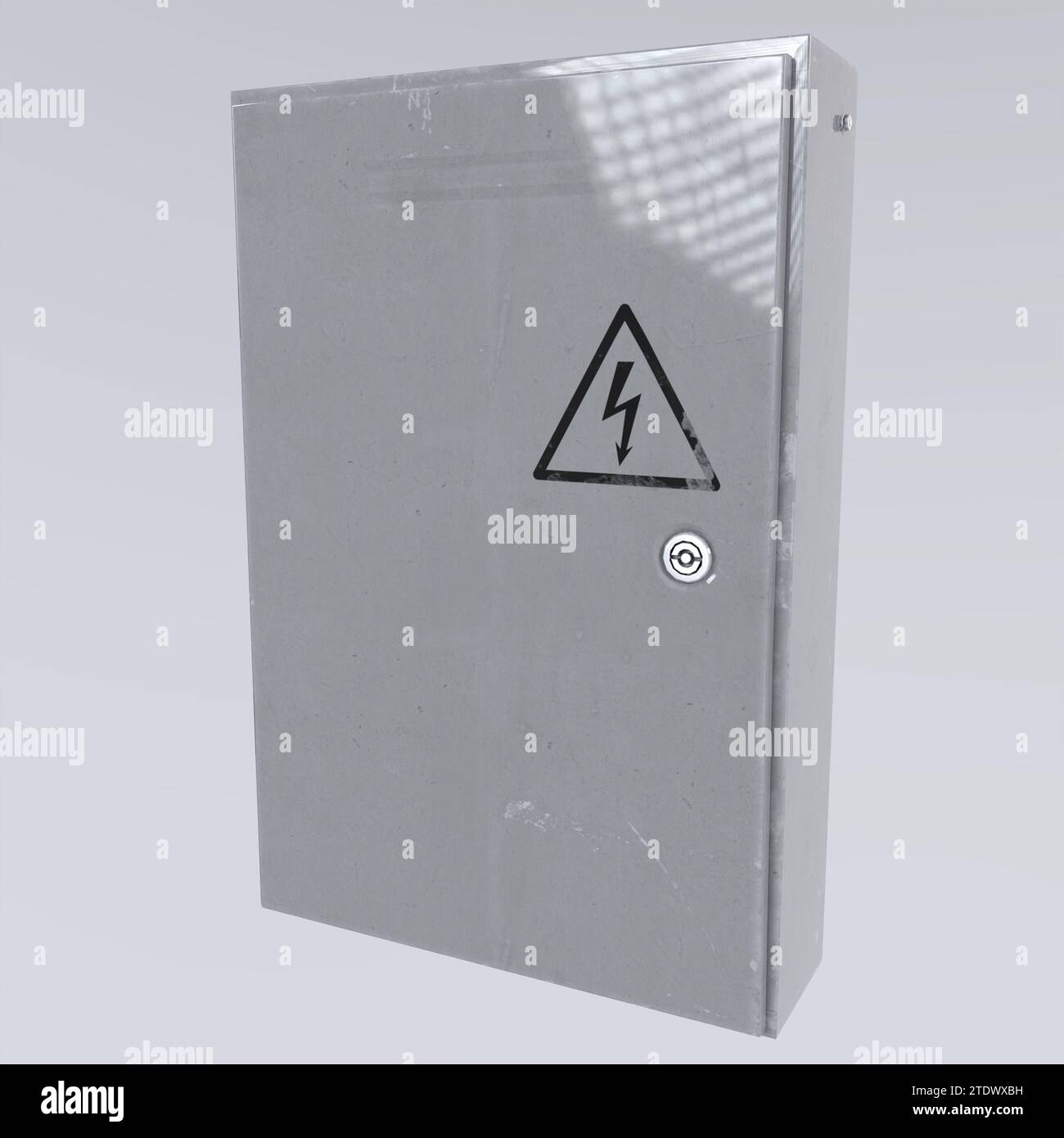 Electrical Control Box isolated on white background Stock Photo - Alamy