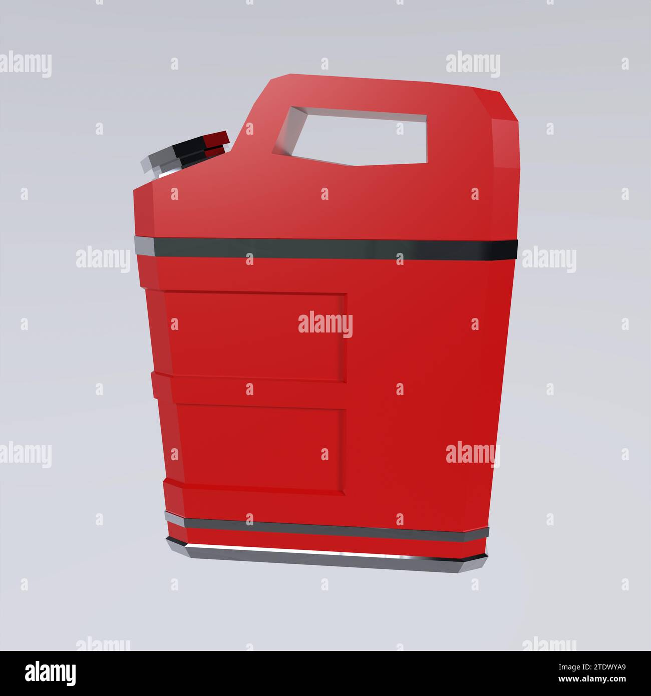 Gas Can isolated on white background Stock Photo - Alamy