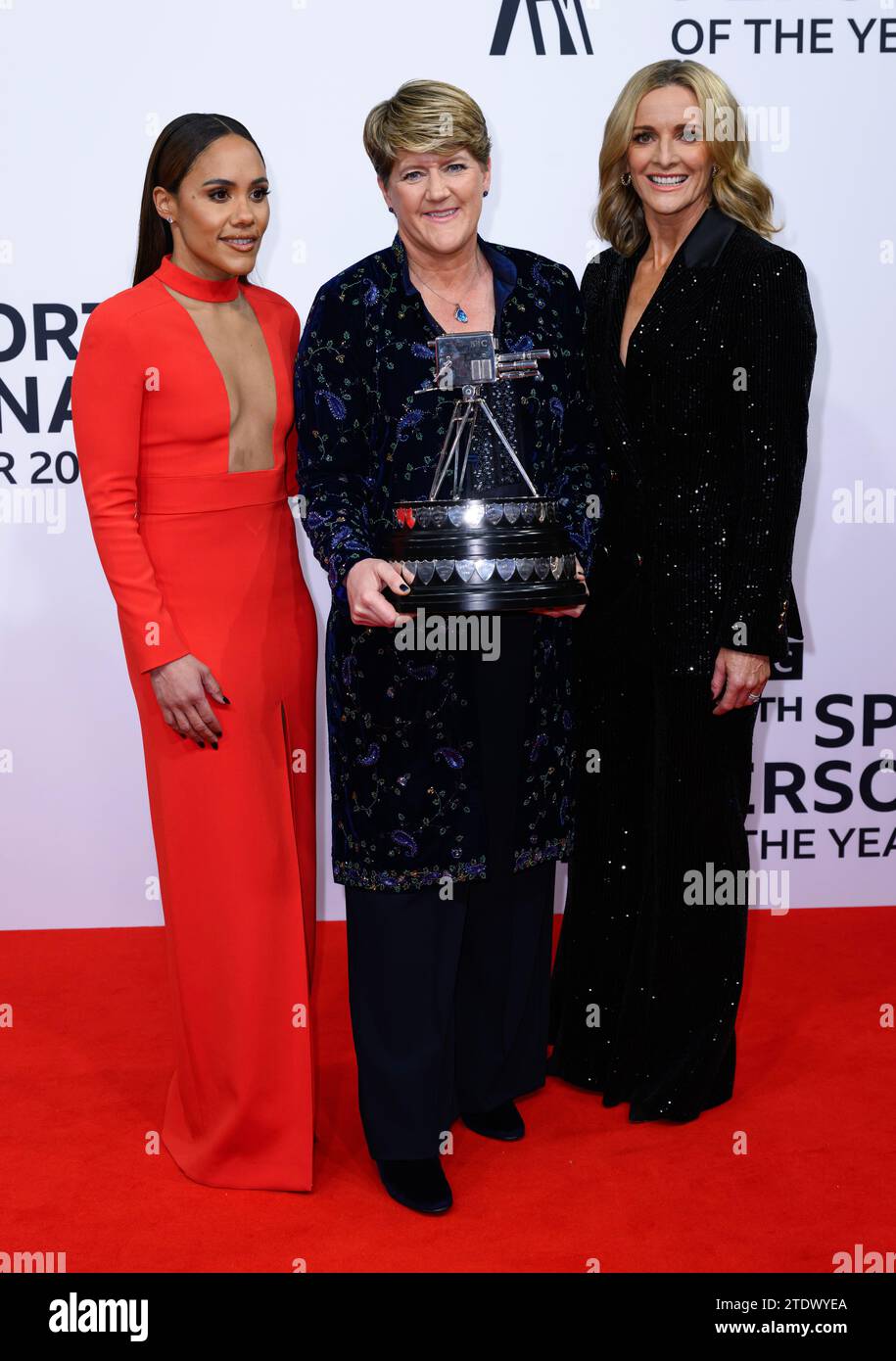 Manchester, UK. December 19th, 2023. Alex Scott and Clare Balding and ...