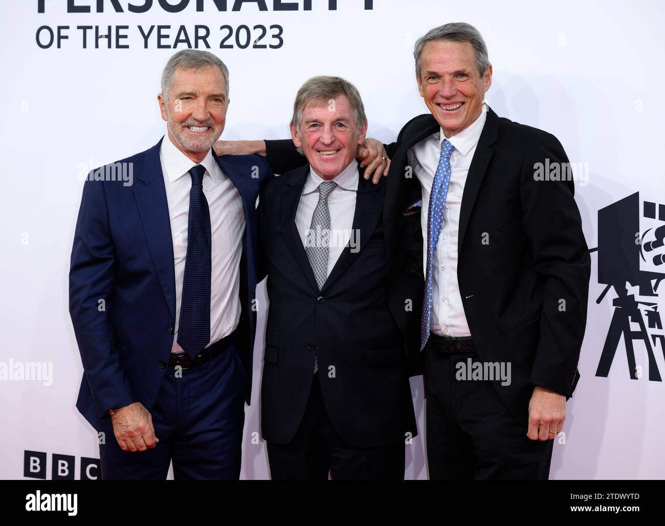 Manchester, UK. December 19th, 2023. Graeme Souness, Kenny Dalglish and ...