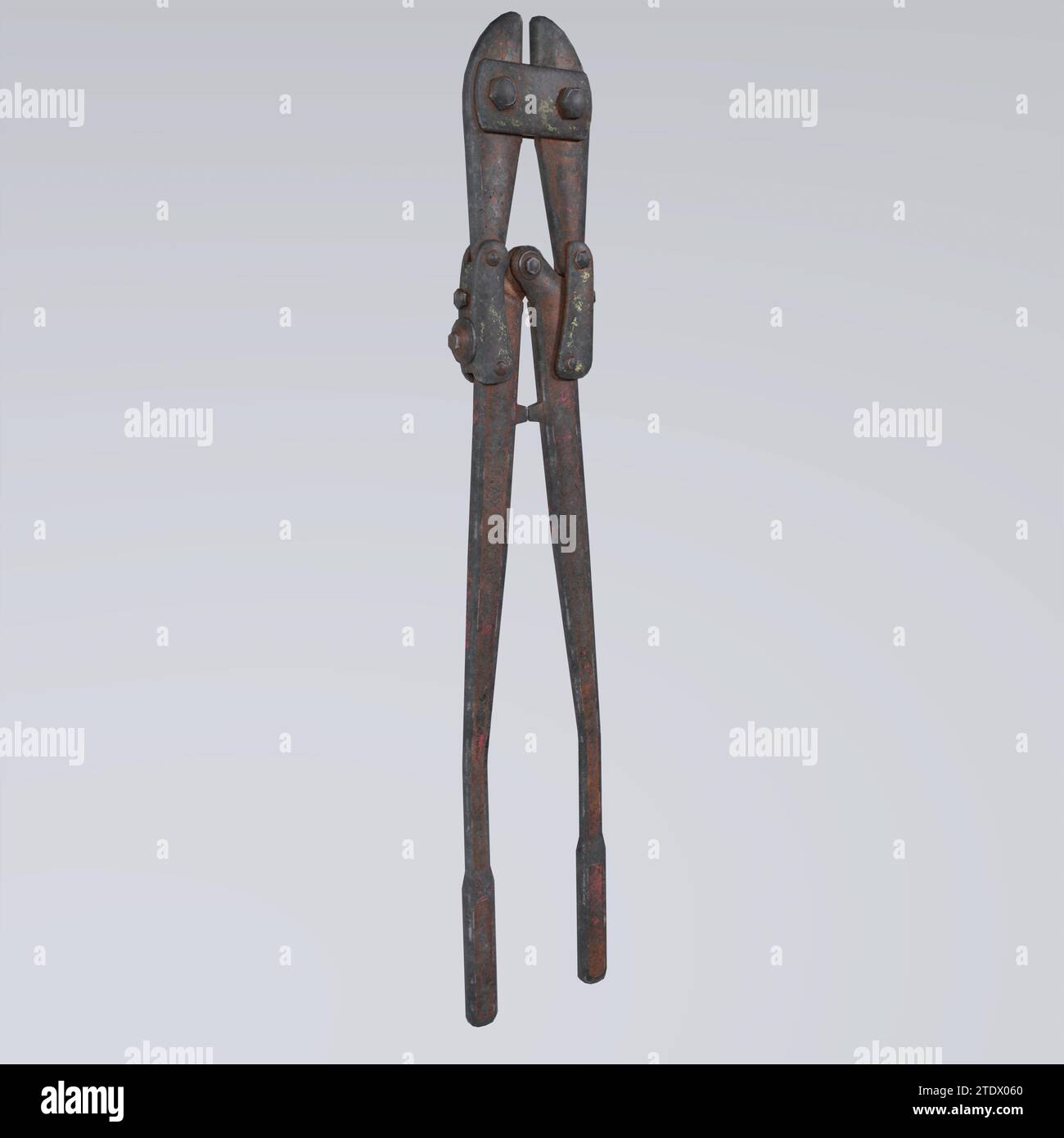 Iron Scissors isolated on white background Stock Photo - Alamy