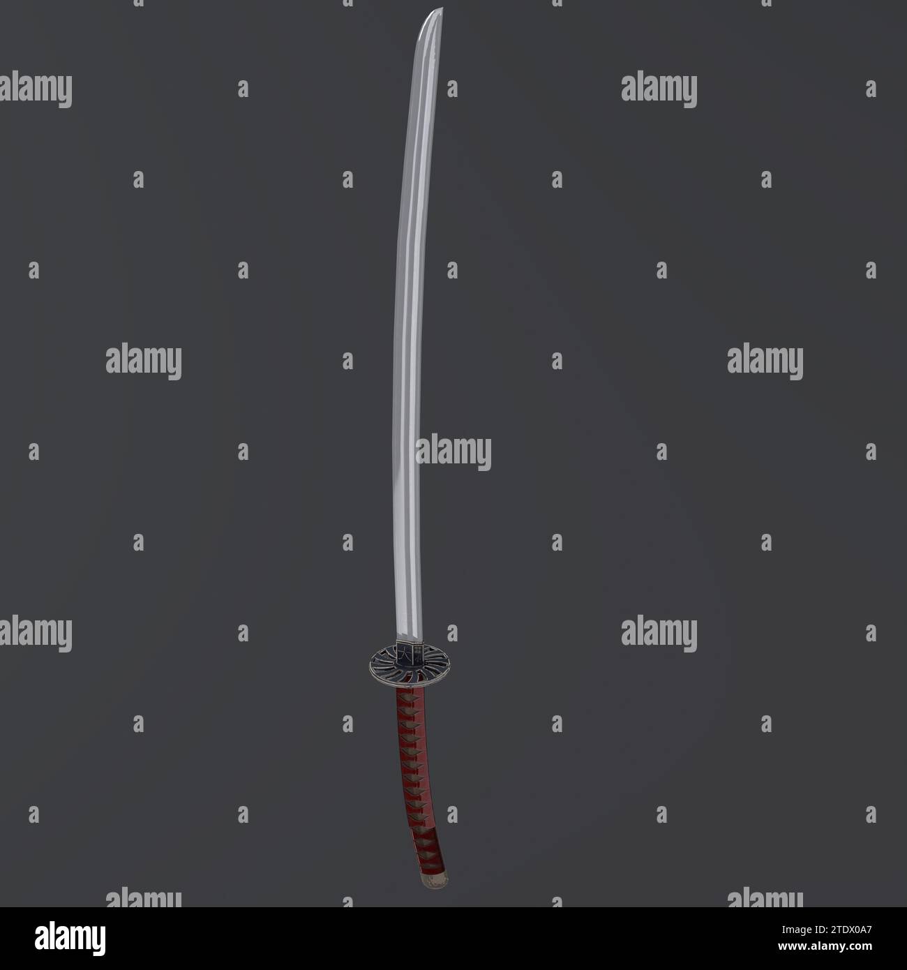 Katana Sword isolated on dark background Stock Photo - Alamy