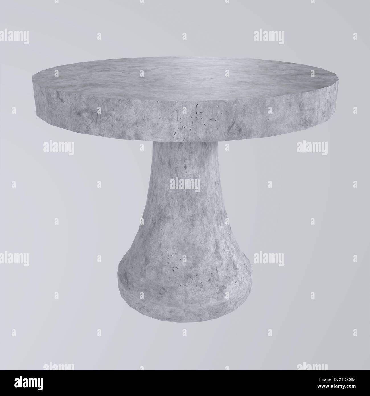 Marble Table isolated on white background Stock Photo - Alamy