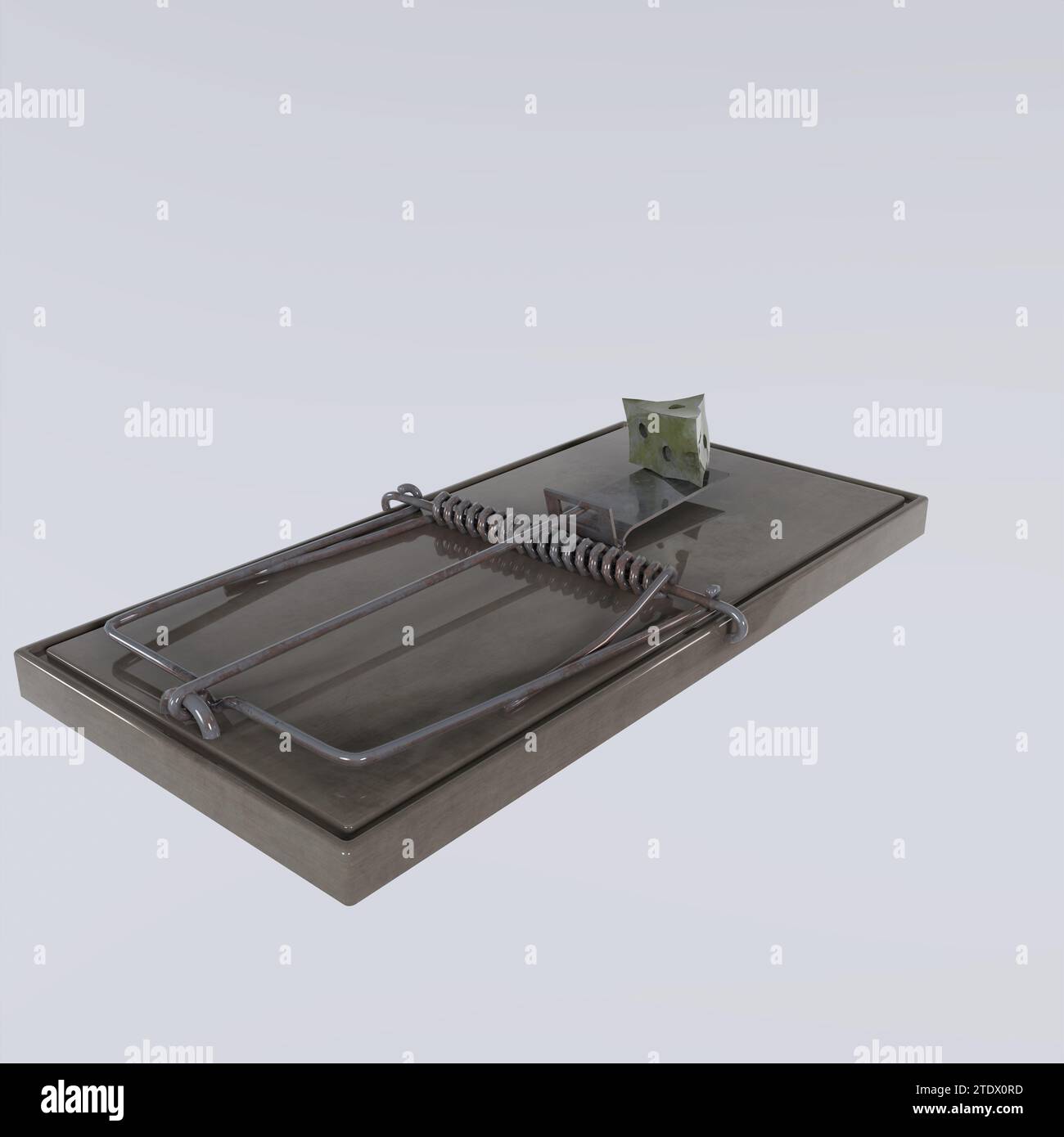 Mouse Trap isolated on white background Stock Photo - Alamy