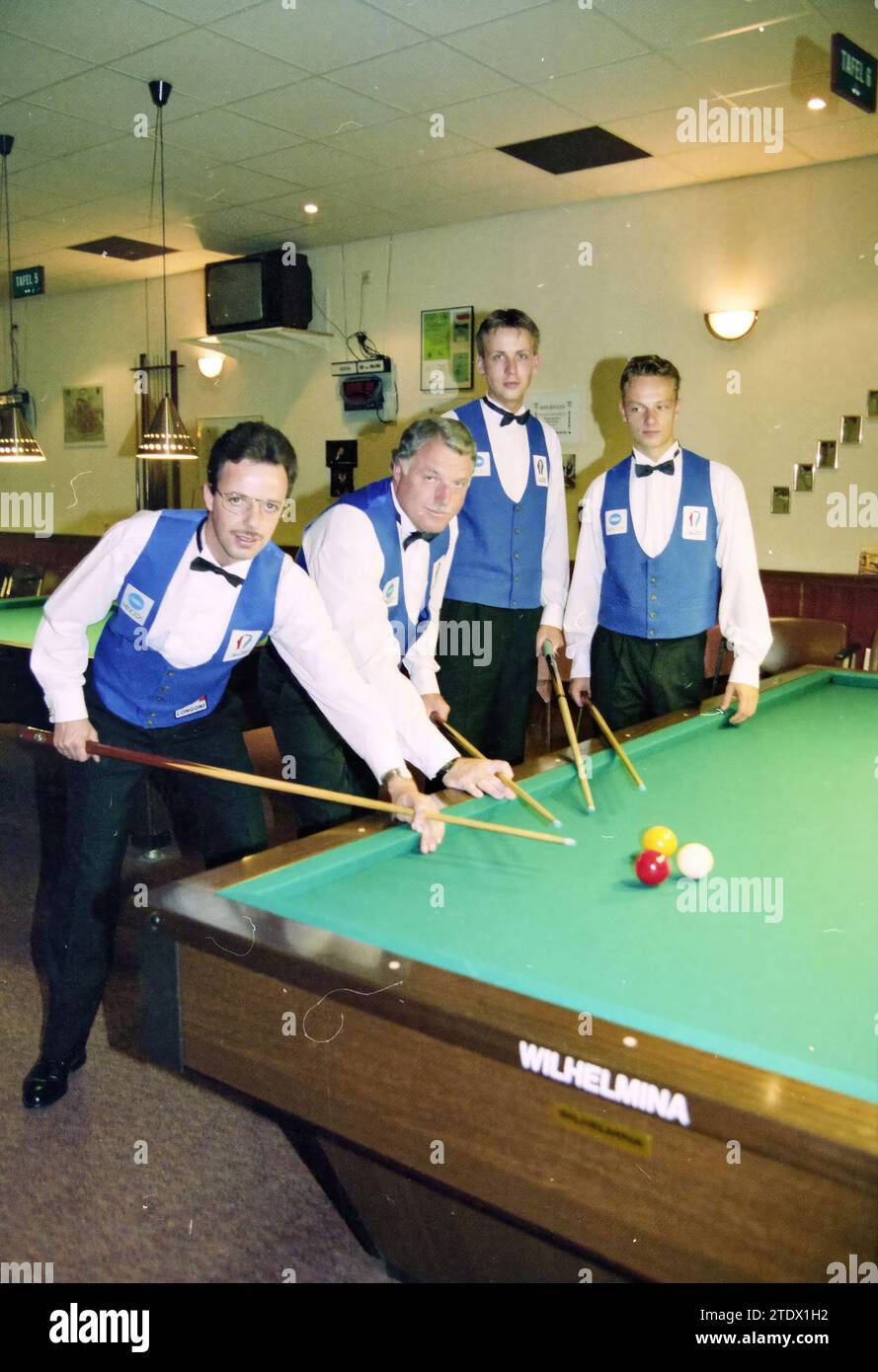 Billiards: team Heemstede, Heemstede, The Netherlands, 15-08-1996 ...