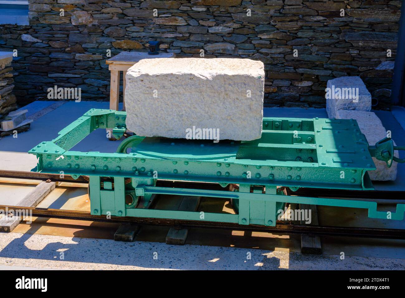 Marble excavation and carving equipment at museum of marble crafts hi ...