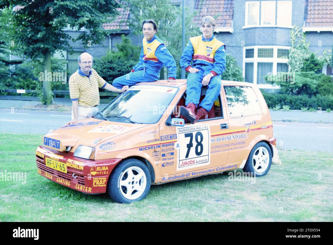 Rally drivers, Heemstede, Heemstede, The Netherlands, 11-08-1997 ...