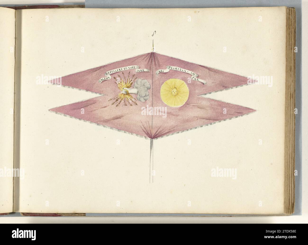 Frans Standard, conquered in the Battle of Oudenaarde, 1708, 1713 ...