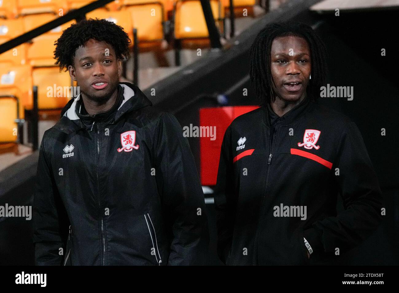 Burslem, UK. 31st Aug, 2023. Bryant Bilongo #57 of Middlesbrough and ...