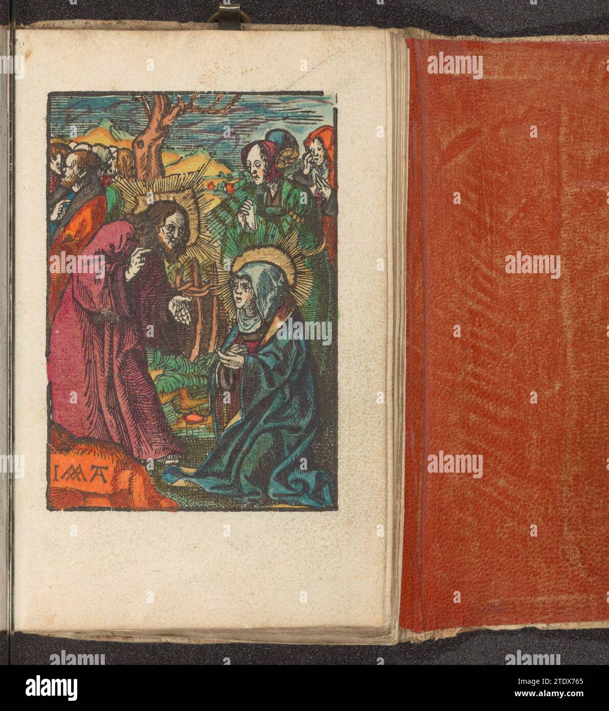 Christ says goodbye to his mother, c. 1530 Christ says goodbye to his mother Mary, who kneels ...