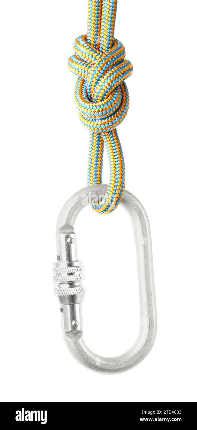 Karabiner rope hi-res stock photography and images - Alamy