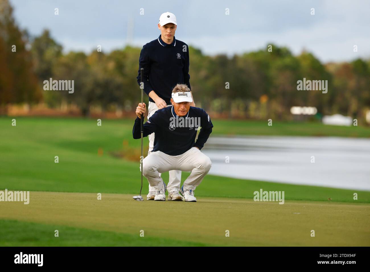 Orlando, Florida, USA. 17th Dec, 2023. Bernhard Langer and son Jason ...