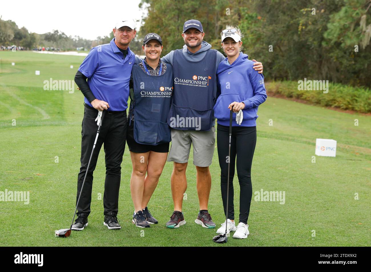 Orlando, Florida, USA. 17th Dec, 2023. Nelly Korda and father Petr ...