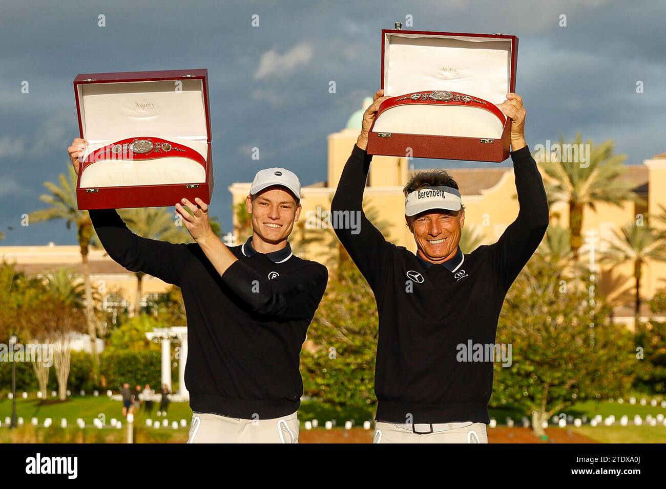 Orlando, Florida, USA. 17th Dec, 2023. Bernhard Langer and son Jason ...