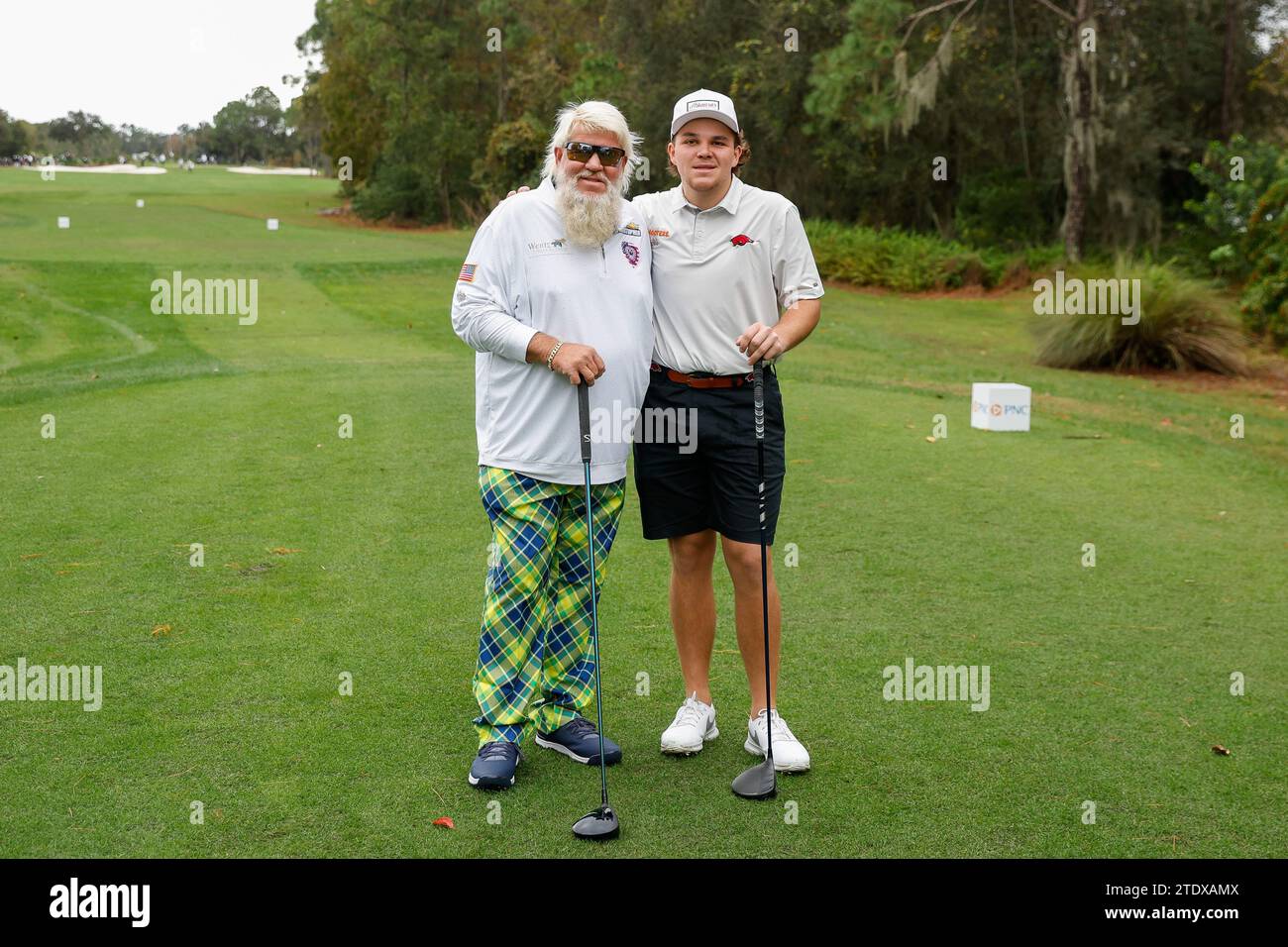 Orlando, Florida, USA. 17th Dec, 2023. John Daly and son John Daly II ...