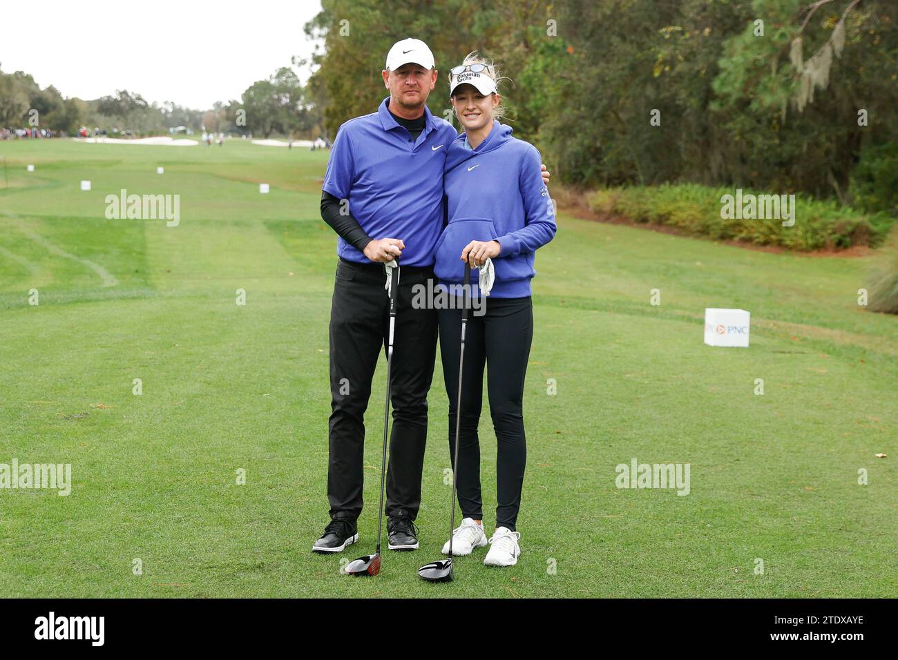 Orlando, Florida, USA. 17th Dec, 2023. Nelly Korda and father Petr ...