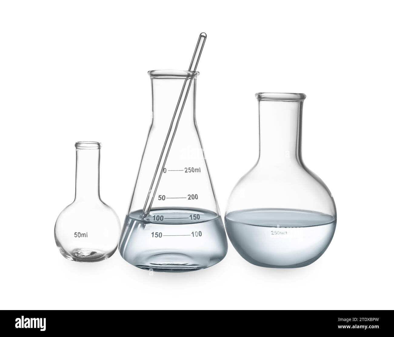 Collection of conical flasks hi-res stock photography and images - Alamy