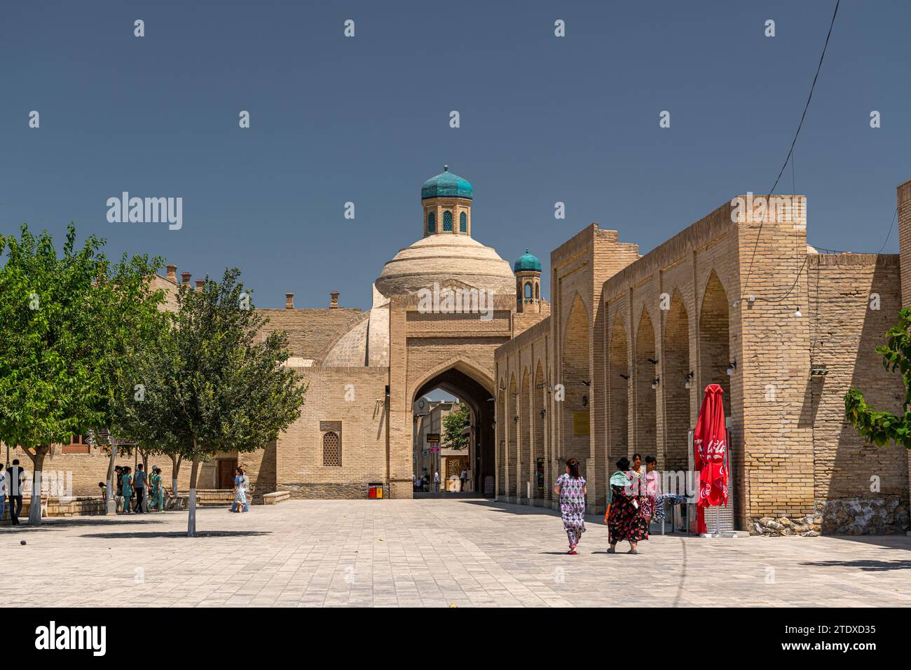 JUNE 28th, 2023, BUKHARA, UZBEKISTAN: Main building of Toqi Sarrofon ...