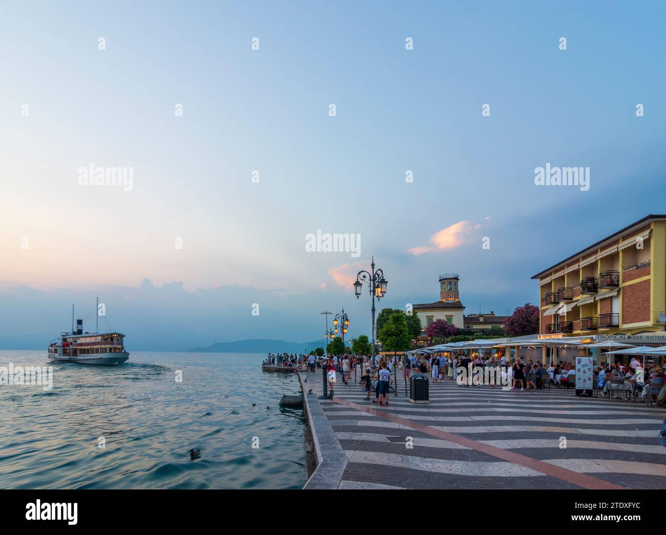 Passenger ship former steamship g zanardelli in verona hi-res stock ...
