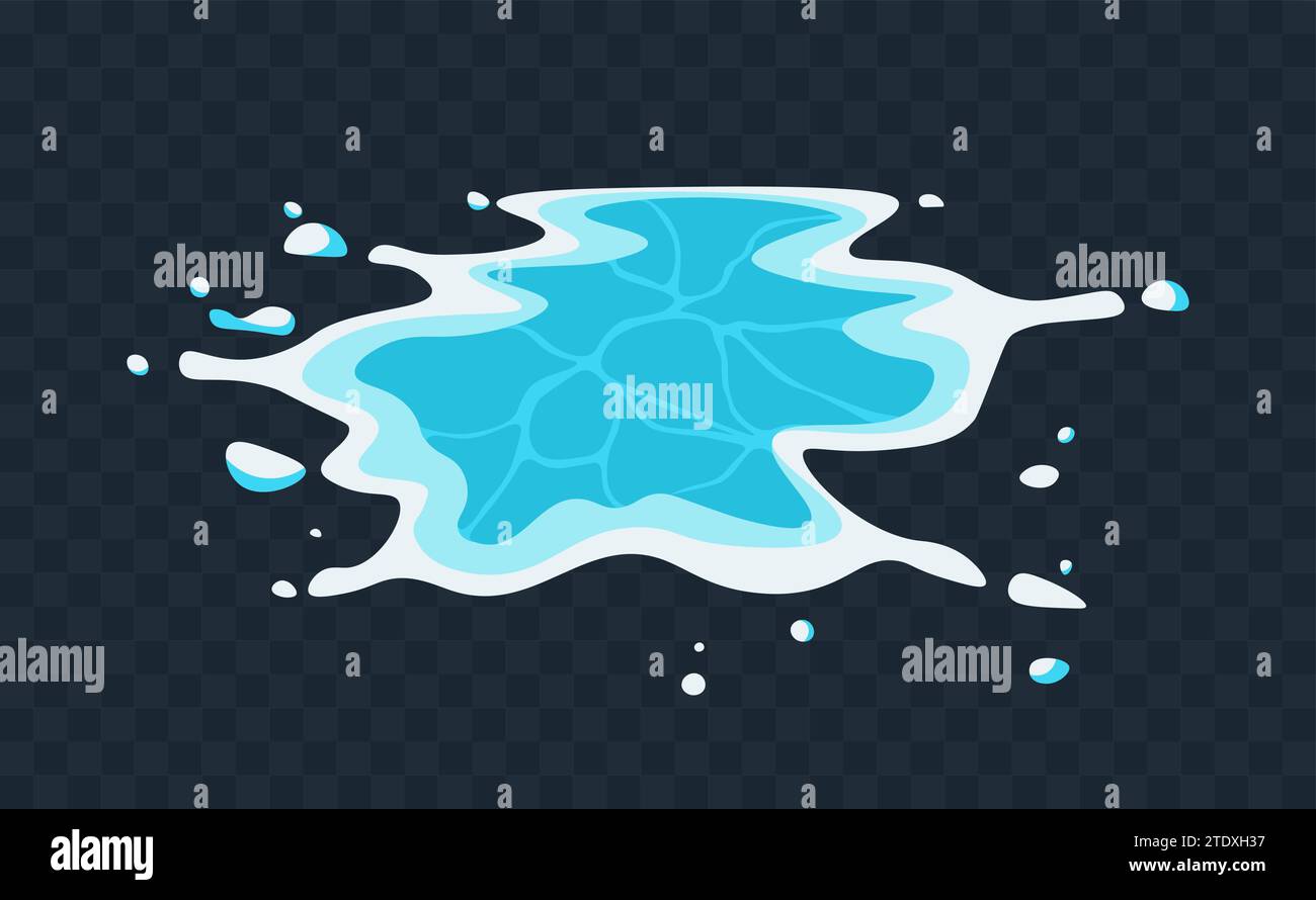 Puddle effect Stock Vector Images - Alamy
