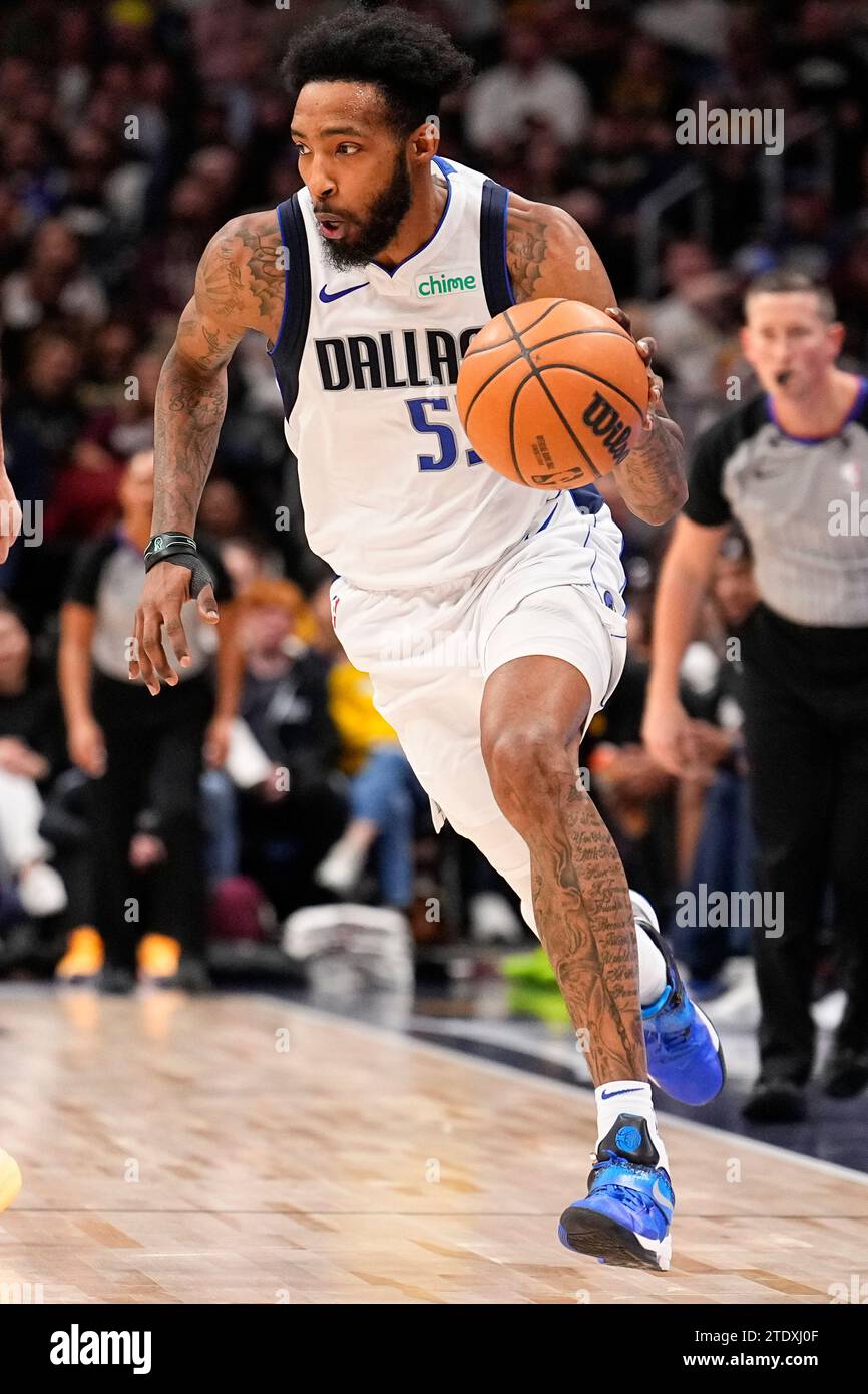 Dallas Mavericks forward Derrick Jones Jr. brings the ball up court ...