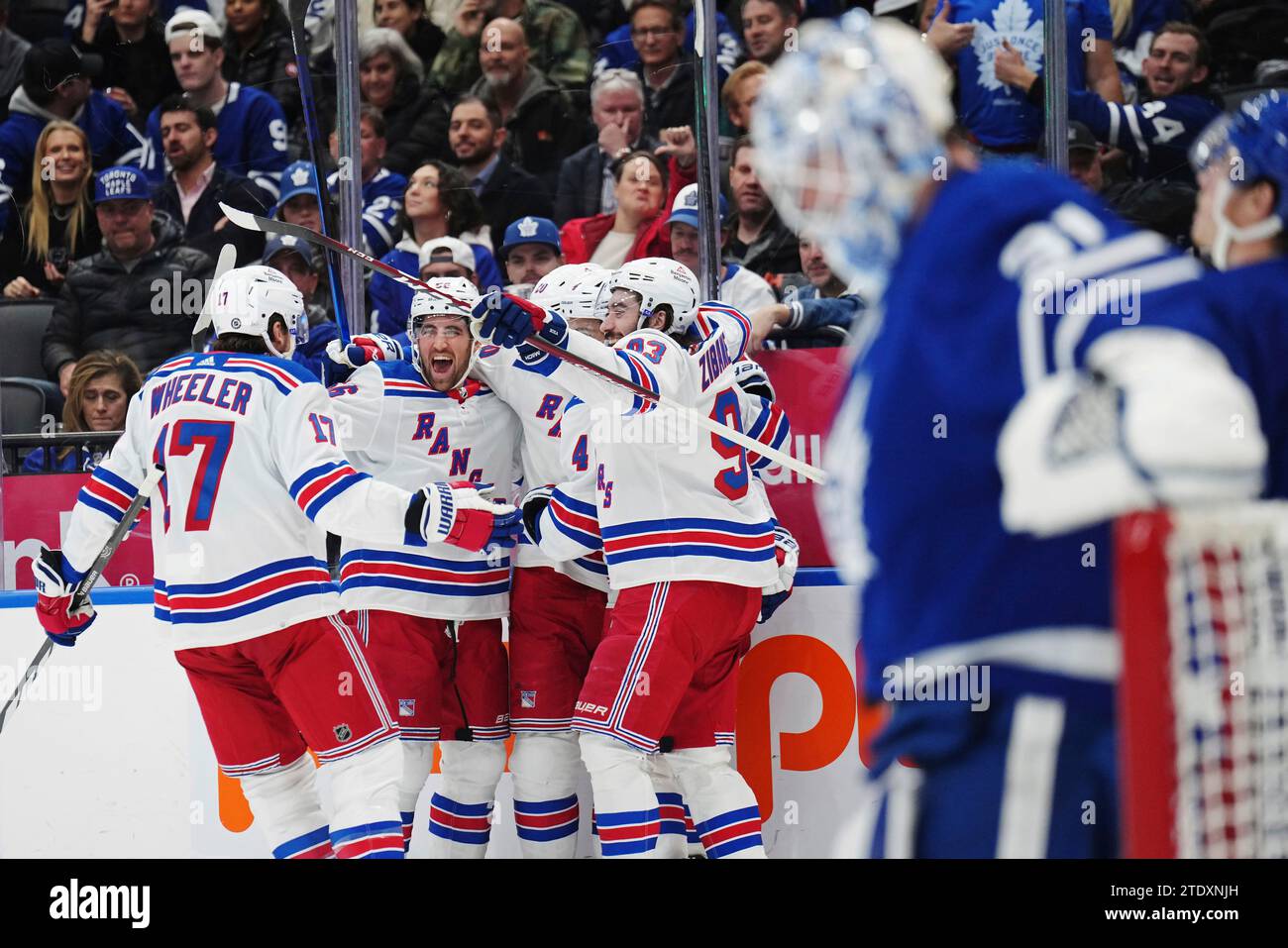 New York Rangers' Blake Wheeler (17), Erik Gustafsson (56), Chris ...