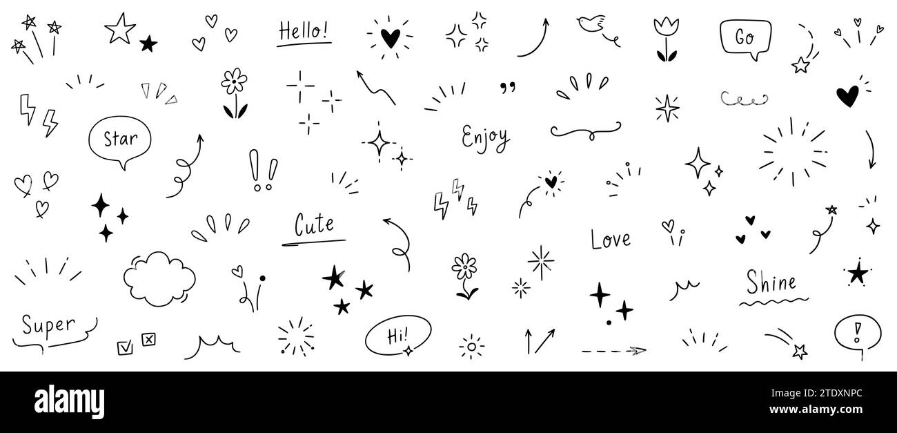 Text star border hi-res stock photography and images - Alamy
