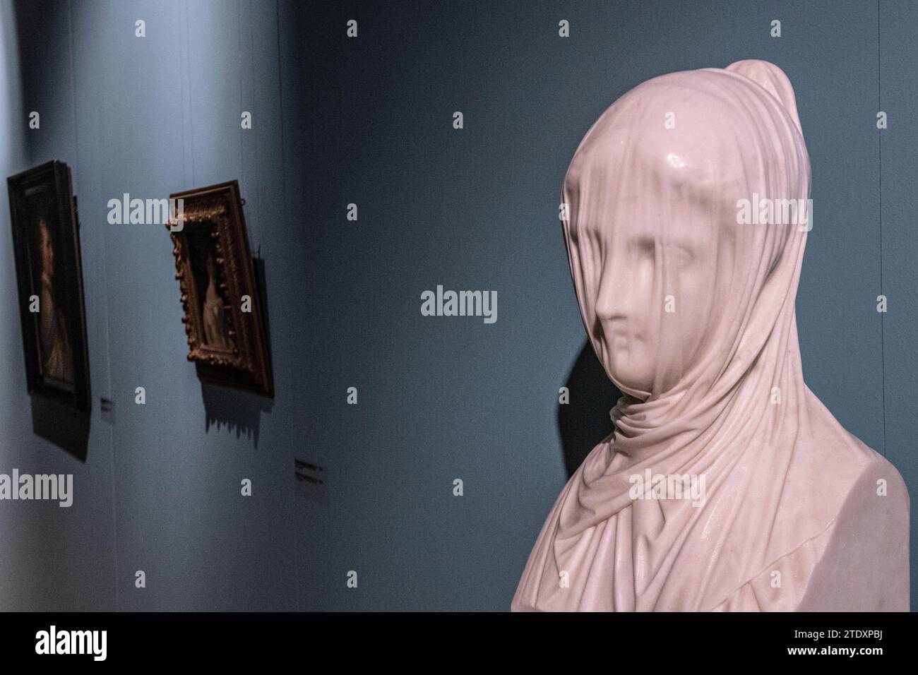 Giuseppe Croff: "The Veiled Woman" (around 1860). National Museum of ...