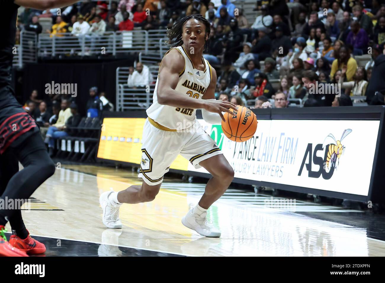 MONTGOMERY, AL - DECEMBER 19: Alabama State Hornets guard TJ Madlock ...