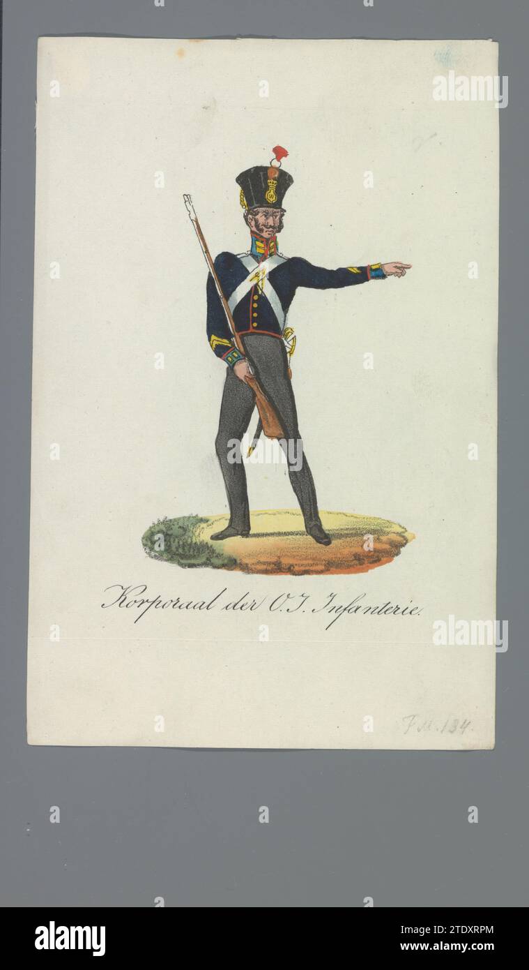 Corporal of O.I. Infantry, 1835 - 1850 A corporal of the East Indian ...